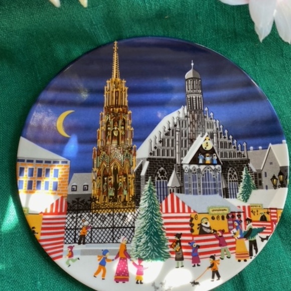 Poole | Holiday | Poole Bavarian Town 434 Scene Iv Plate Designed By ...